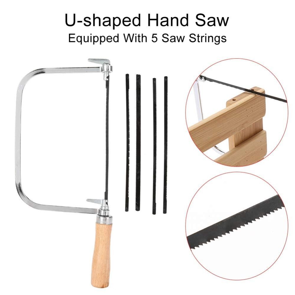 U-shaped Coping Saw Plastic Hand Hacksaw Wood Working Saw Jade Jewelers ...