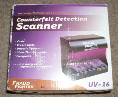 Counterfeit Detection - Detection Scanner