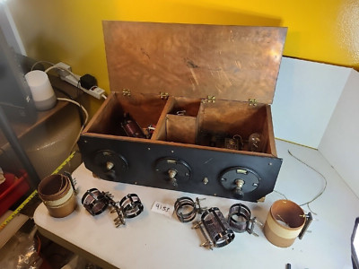 Antique Custom Ham Radio Copper NEUTRODYNE RAF tube kit stereo 91 S3 | eBay