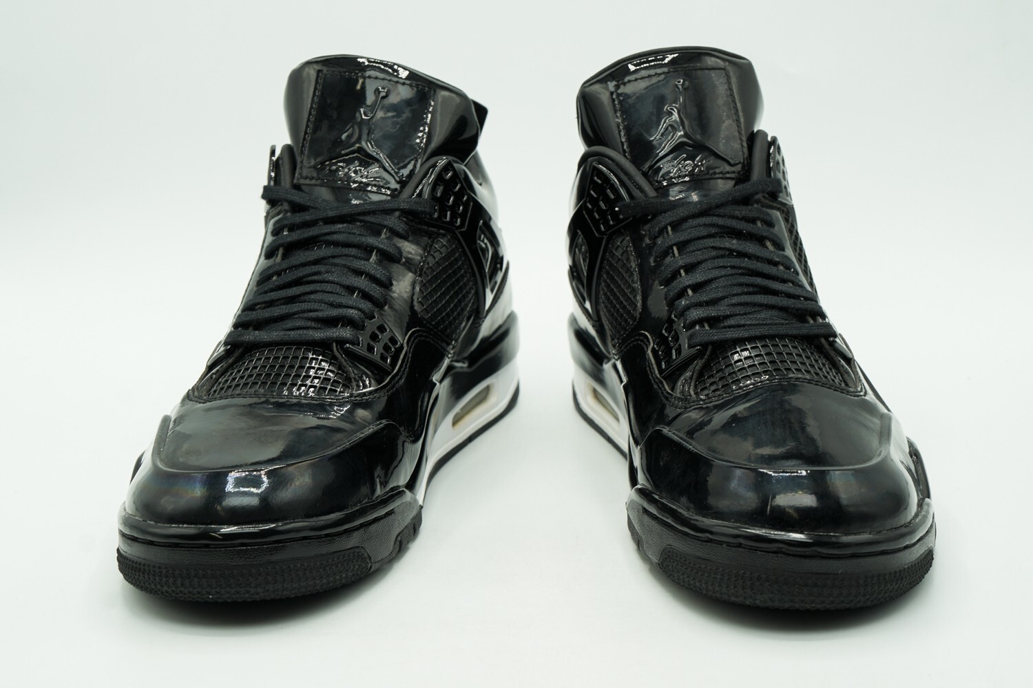 AIR JORDAN 4 IV 11LAB4 RETRO USED SIZE 11 BLACK WHITE 719864 010 | eBay