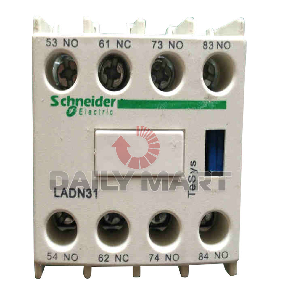 Brand NEW Schneider LADN31C Auxiliary 4 NO Contact Block Switch for AC ...