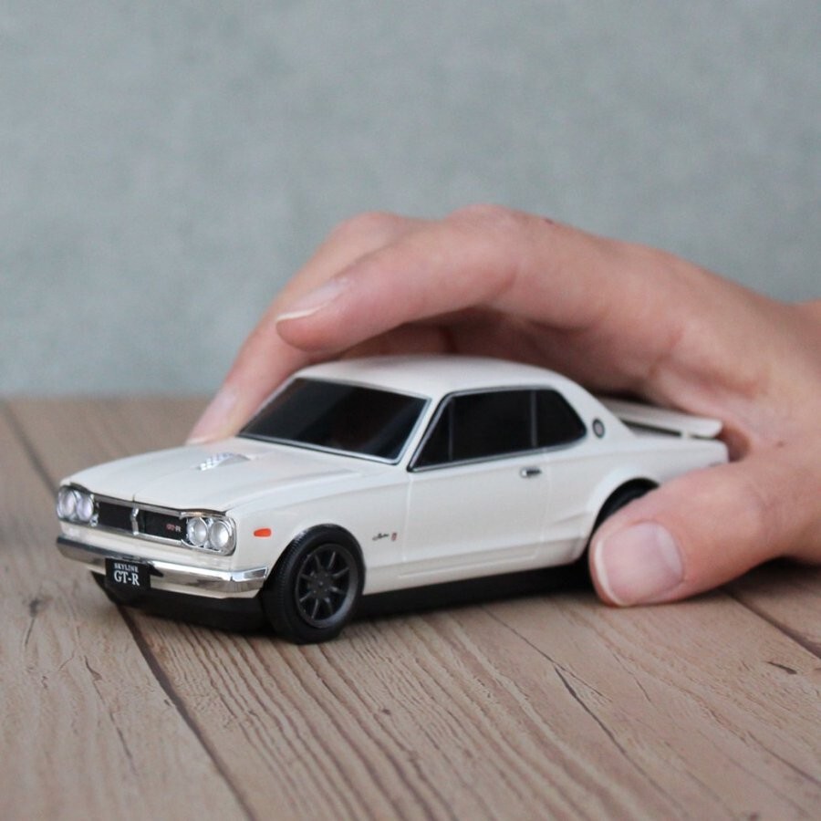 Nissan Skyline GT-R White Click Car Mouse/Wireless Mouse Japan limited ...