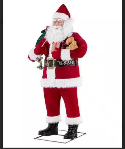 6ft Animated Singing Santa, 6 Foot Santa, LIfe Size Santa Christmas ...