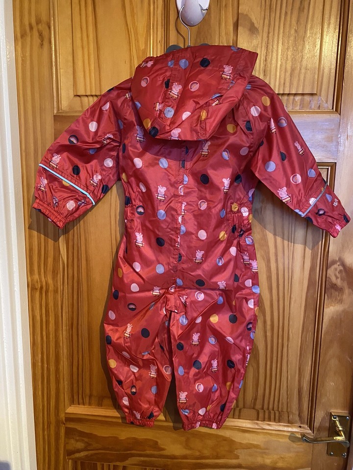 Regatta Pobble Peppa Pig Puddle Suit size 12-18 months new with tags | eBay