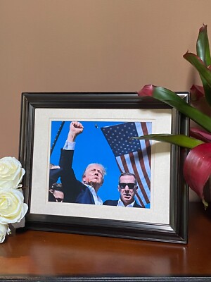 President Donald Trump Assassination Attempt American Flag Photo ...