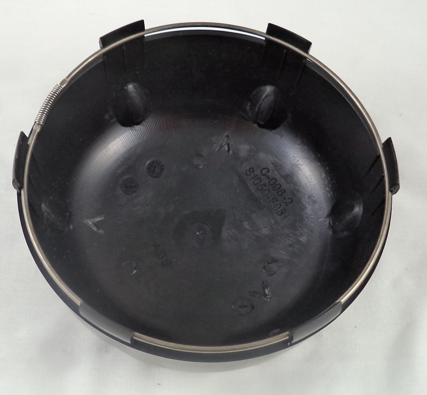 Forte Wheels Gloss Black Custom Wheel Center Caps # C-096-2 / S1050 ...