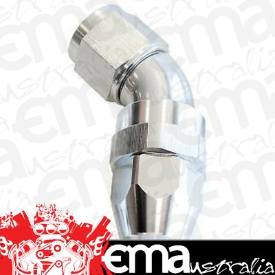 Aeroflow AF572-04DS 45 Deg -4AN Full Flow Teflon Hose End Silver 1 ...