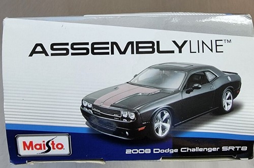 Maisto 1:24 Assembly Line 2008 Dodge Challenger SRT8 Diecast Model Kit ...