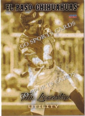 2024 El Paso Chihuahuas Tim Locastro RC Rookie Padres Minor League Card ...