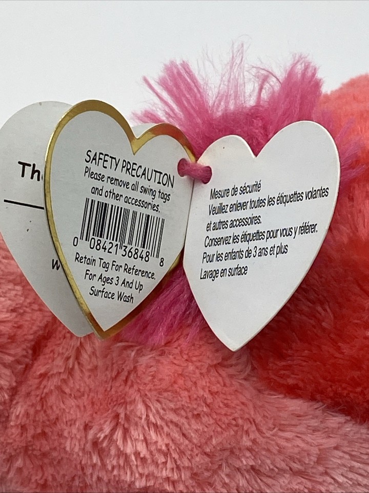 Ty Beanie Boo "GILDA" Flamingo 8” Silky Stuffed Plush Toy 2017 W/Tag ...