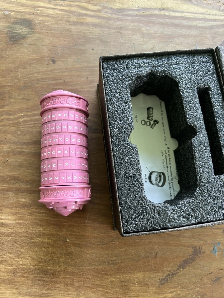 Cryptex Da Vinci Code Mini Cryptex Lock Puzzle Boxes with Hidden ...