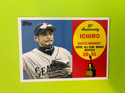 2008 Topps 50th Annv All Rookie Team Insert #AR42 Ichiro Suzuki Seattle ...