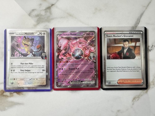 Mewtwo EX Team Rocket Black Star Promo SVP205 Destined Rivals Meowth ...