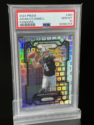 2023 Panini Prizm Aidan OConnell Pandora Prizm Rookie RC /400 Raiders ...