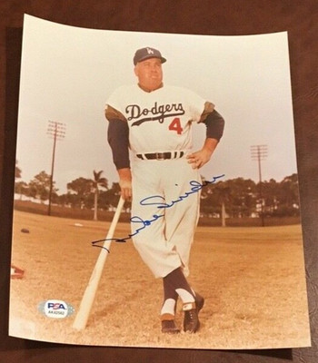 DUKE SNIDER (Dec'd 2011) Signed / Autographed 8x10 Photo - PSA DNA | eBay