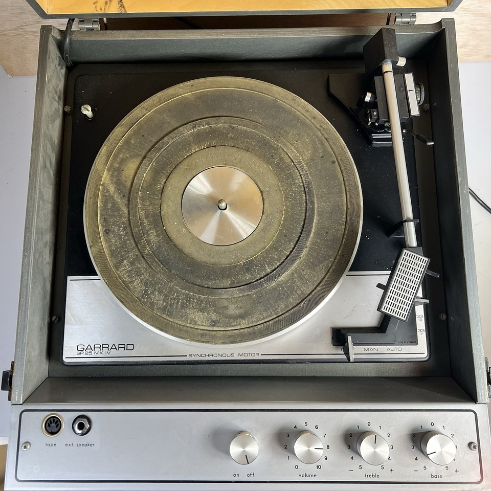 Garrard SP25 MK4 Turntable Record Player & C&S Case Amp M75 Spares or ...