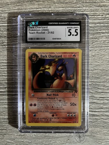 Dark Charizard 21/82 Non-Holo Rare 2000 CGC 5.5 | eBay
