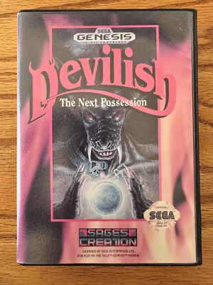 Genesis Devilish The Next Possession. Box With Manual. Sega US version. 721337100095| eBay