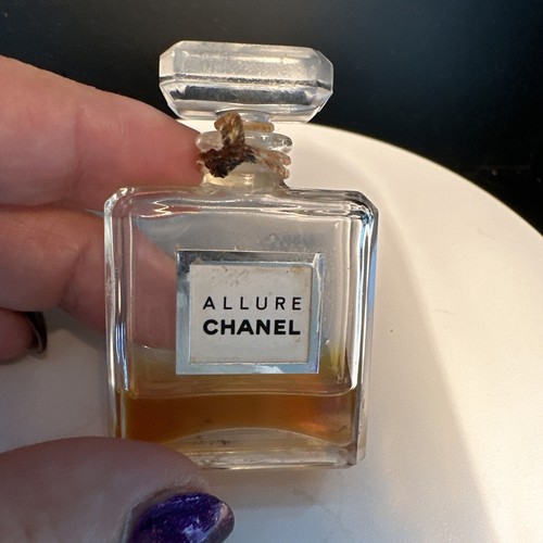 Vintage Chanel ALLURE PURE PARFUM 1/4oz 7.5 Ml Perfume Splash | eBay