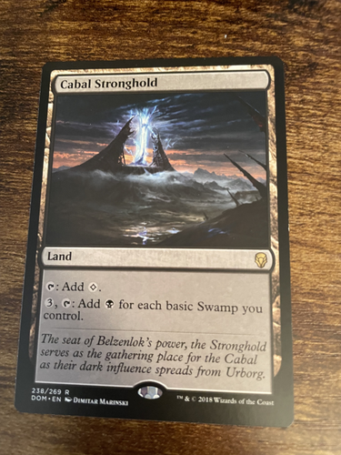 Magic the Gathering 'Cabal Stronghold' Playing Card | eBay