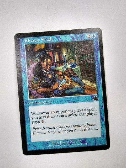 MTG Rhystic Study Prophecy Regular Common for sale online | eBay