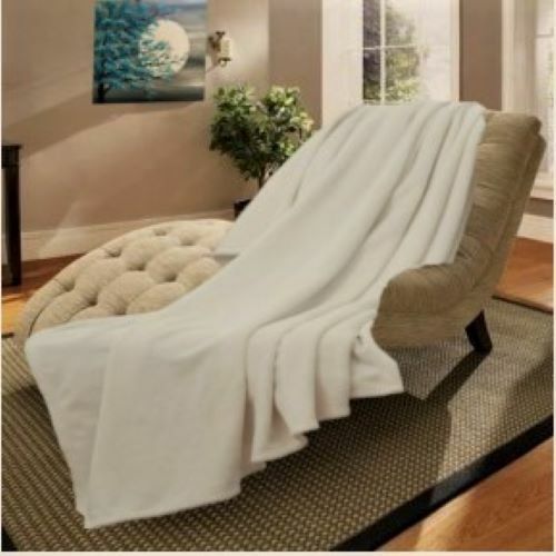 SMALL THROW SOLID SOFT BED BLANKET MICRO-PLUSH COMFORT FLEECE SUPER ...
