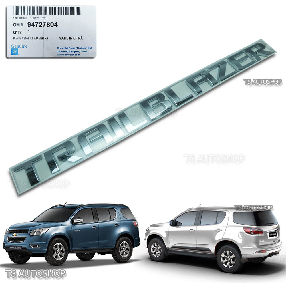 Rear Back Chorme Emblem Decal For Chevrolet Trailblazer Suv 4Dr Duramax ...