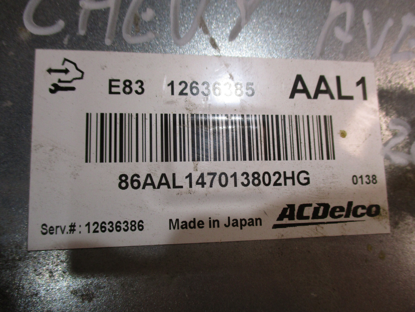 11 Chevrolet Aveo Engine Control Module Unit ECM 12636385 C12 014 for ...