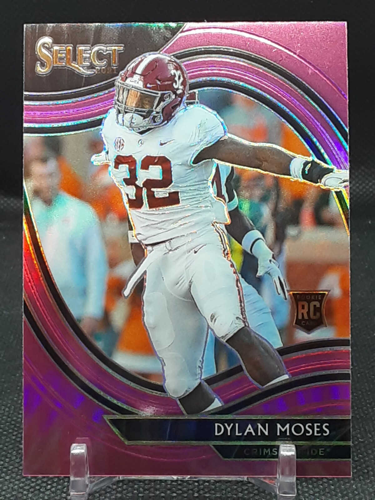 DYLAN MOSES 2021 SELECT DRAFT PINK PRIZM ROOKIE JAGUARS ALABAMA CRIMSON ...