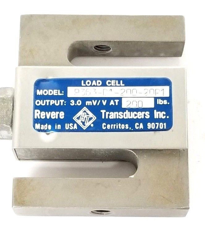NEW TRANSDUCERS INC. 9363D120020P1 LOAD CELL 3.0 MV/V AT, 200 LBS. | eBay