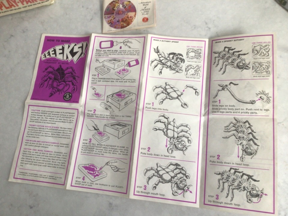 MATTEL EEEEKS HAMILTON INVADERS KNOCK-OFF THING MAKER PLAY PAK IN ...