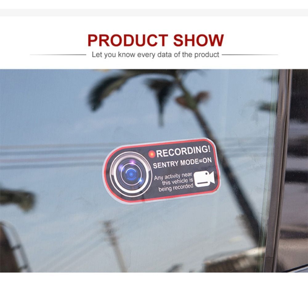 Sentinel Mode Alarm System Decal Multicolor Prompt Stickers Vehicle ...