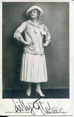 LILLY FLOHR GERMAN SILENT MOVIE ACTRESS IN SCHANDE SIGNED PHOTO ...