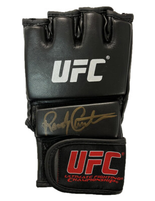 MMA / UFC Glove Signed in Bronze by Randy Couture + Monopoly Events COA ...