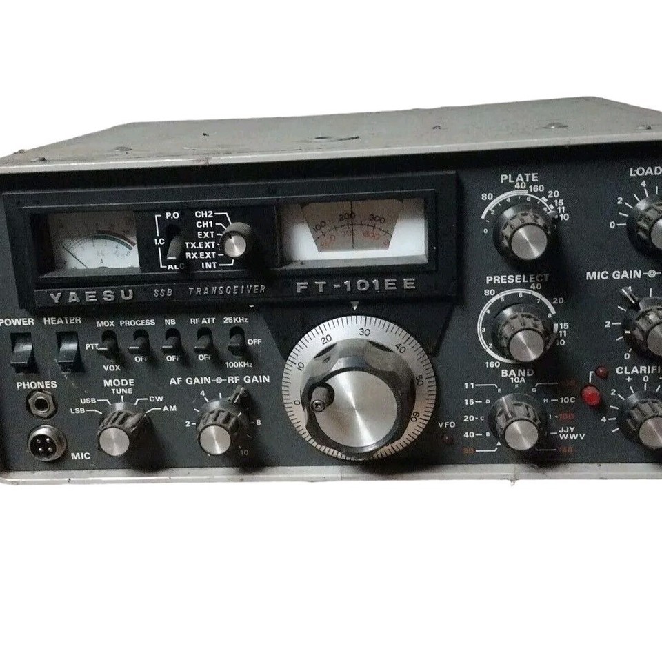 YAESU FT-101EE Amateur Ham Radio Transceiver USB LSB CW Untested D104 ...