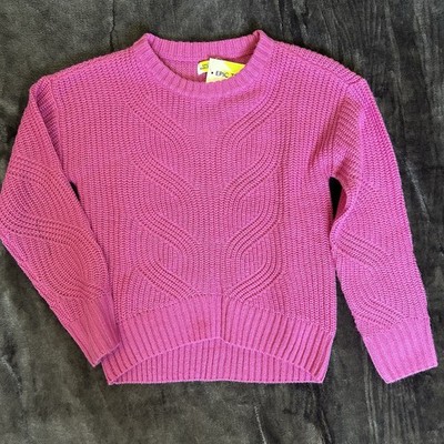 Epic Threads Girls Knit Sweater Pink Orchid Size M(8/10) NWT | eBay