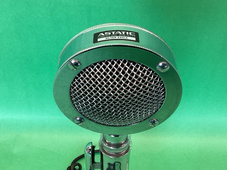 ASTATIC Silver Eagle Desk Base Station Microphone Mic CB Ham Radio ...