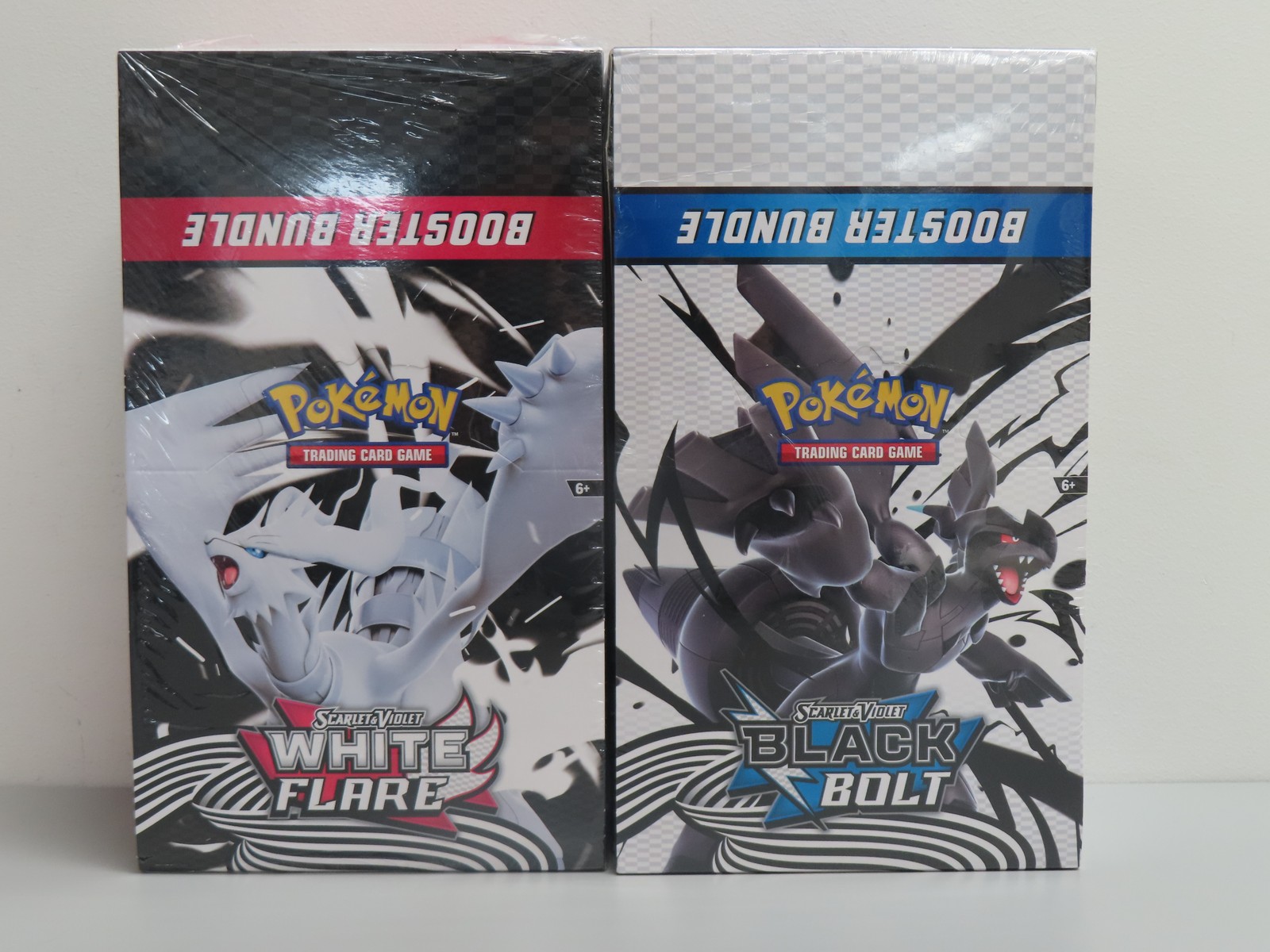 (2) Lot 2025 Pokemon White Flare & Black Bolt Sealed Booster Bundle ...