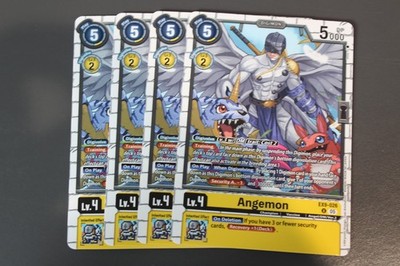Digimon TCG (2020) - EX9-026 - 4x Angemon - Yellow - Uncommon - Playset | eBay UK