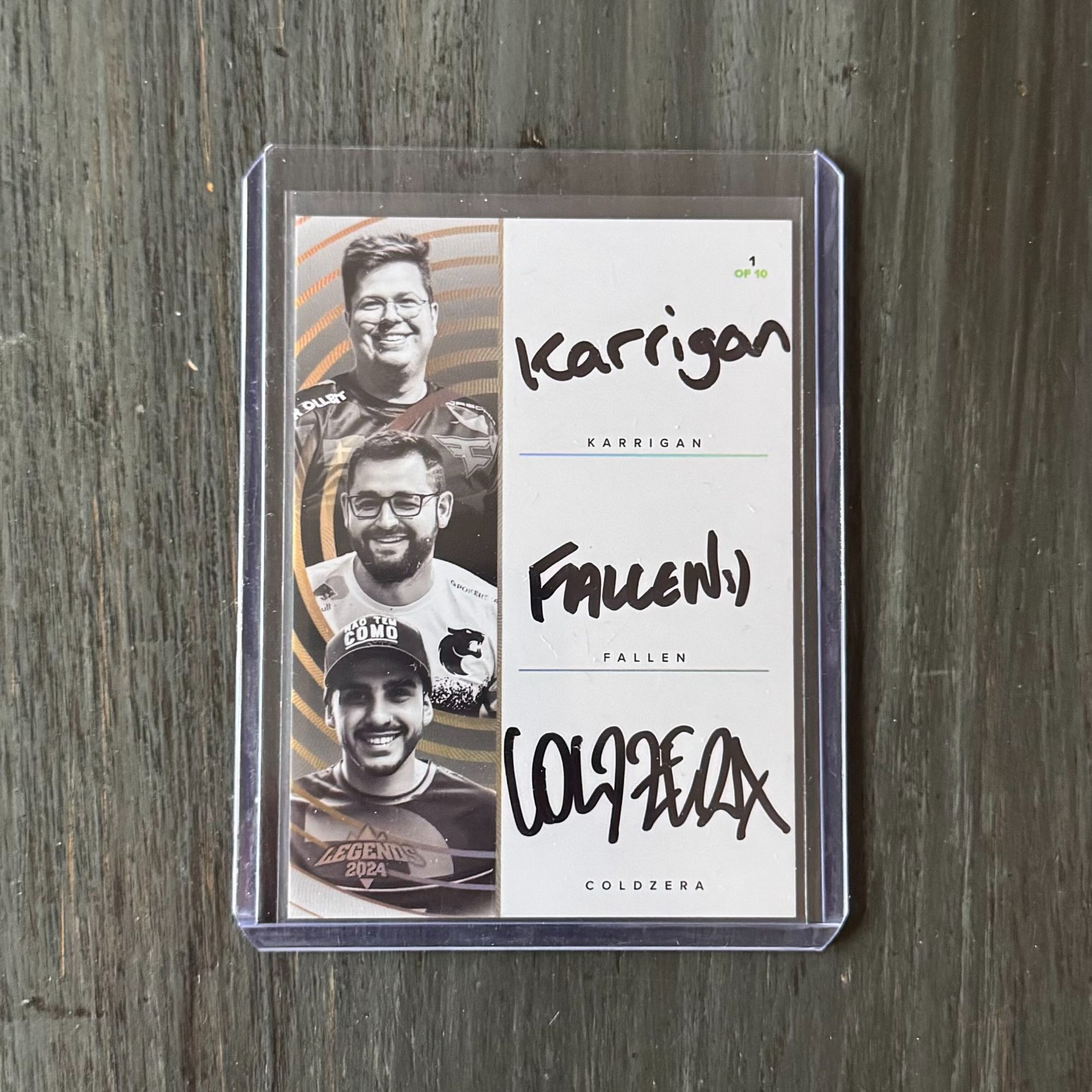 Karrigan FalleN coldzera 2024 Legends Trio Signature CS2 CSGO #1 / 10 ...