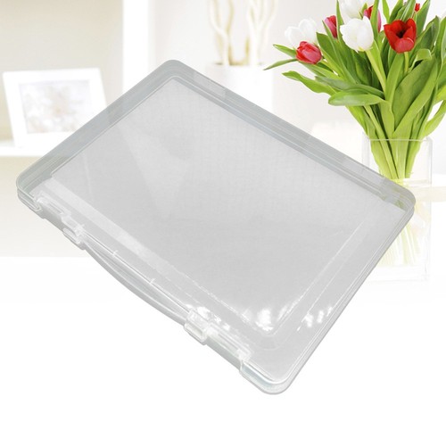 Plastic File Case Clear A4 File Document Organizer 32x23x4.5cm clear ...