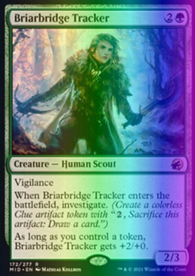 MTG Briarbridge Tracker (172/553) Innistrad Midnight Hunt NM FOIL | eBay