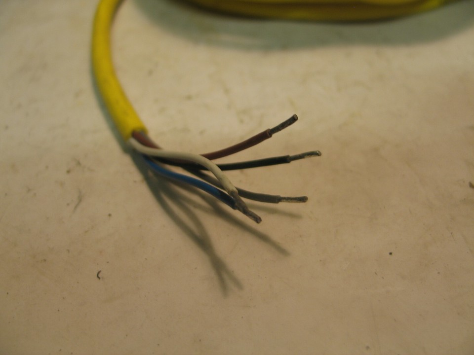 BALLUFF LL54185 5 WIRE 18AWG 300V 15M OPEN END 9M CORDSET P4440 | eBay