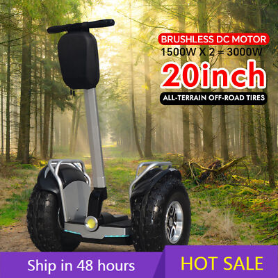 1PC 3000W/67.2V 15.6AH Two Wheel 20in Off Road Electric Self Balance ...
