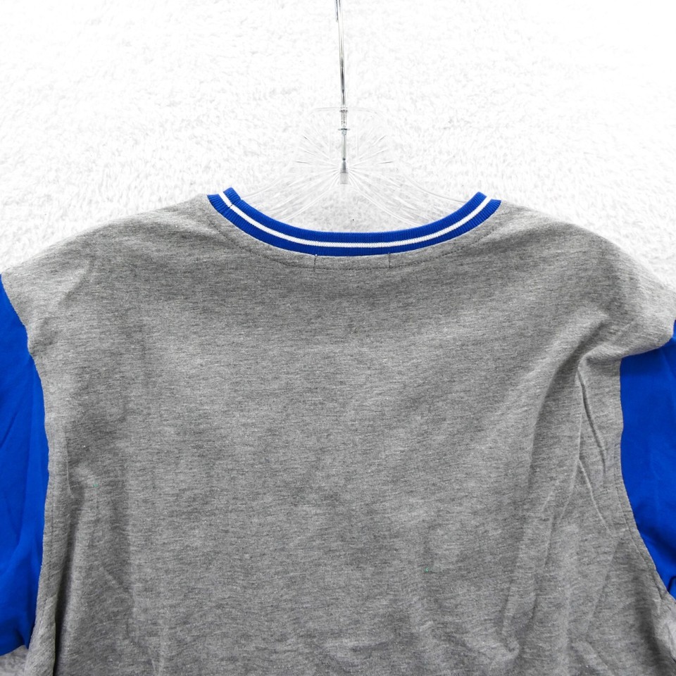 New York Knicks Crop Shirt Small Womens Gray Knit '47 Brand Basketball ...