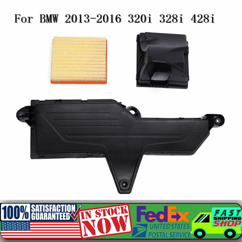 Air Cleaner Intake Filter Housing Box Fit 2013 2014 2015 2016 BMW 320i ...