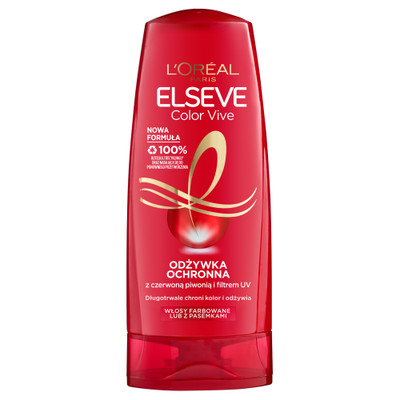 Loreal Elseve Color Vive Protective Conditioner Red Peony & UV Filter ...