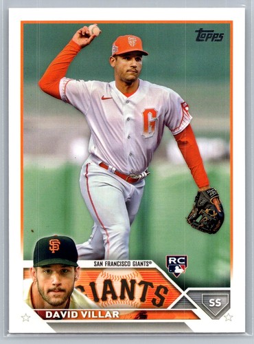 2023 Topps David Villar #277 San Francisco Giants Rookie | eBay