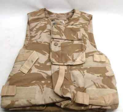 British Army Flak Jacket Body Armour With Filler Plates Paintball ...