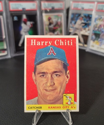 1958 Topps Baseball #119 Harry Chiti Kansas City Athletics EX+-NMT | eBay